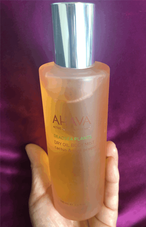 Spray Your Way to Soft, Supple Skin: Ahava Dry Oil Body Mist – Pam's ...